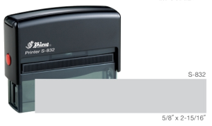 S-832 Custom Self-Inking Stamp